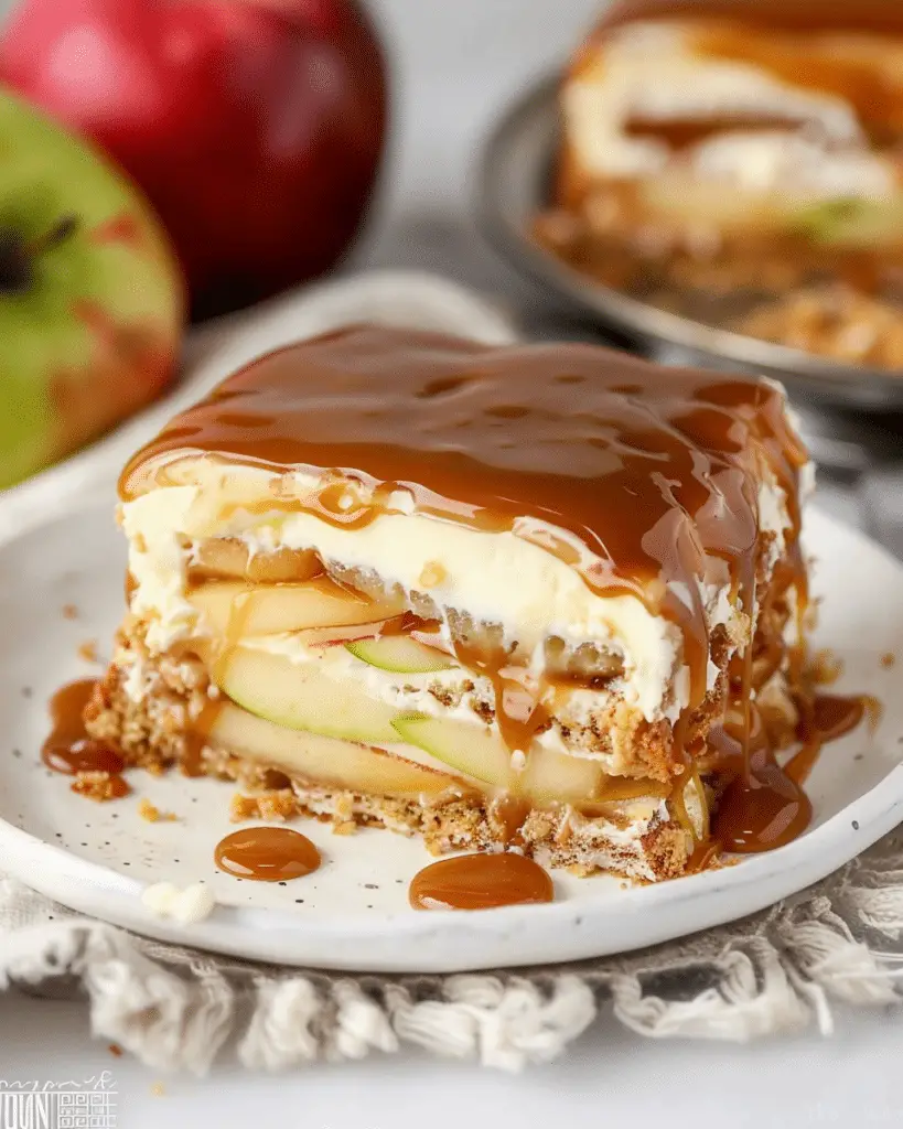 Caramel Apple Éclair Cake | Yum Family Recipes