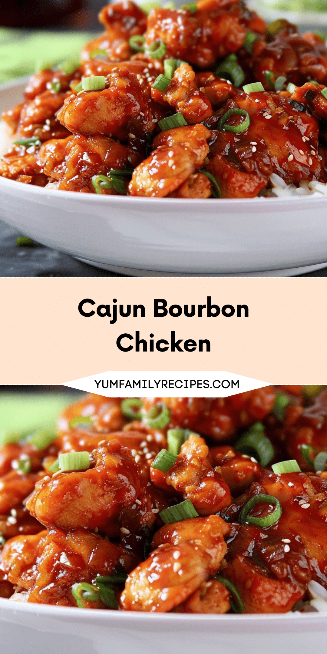 Cajun Bourbon Chicken | Yum Family Recipes