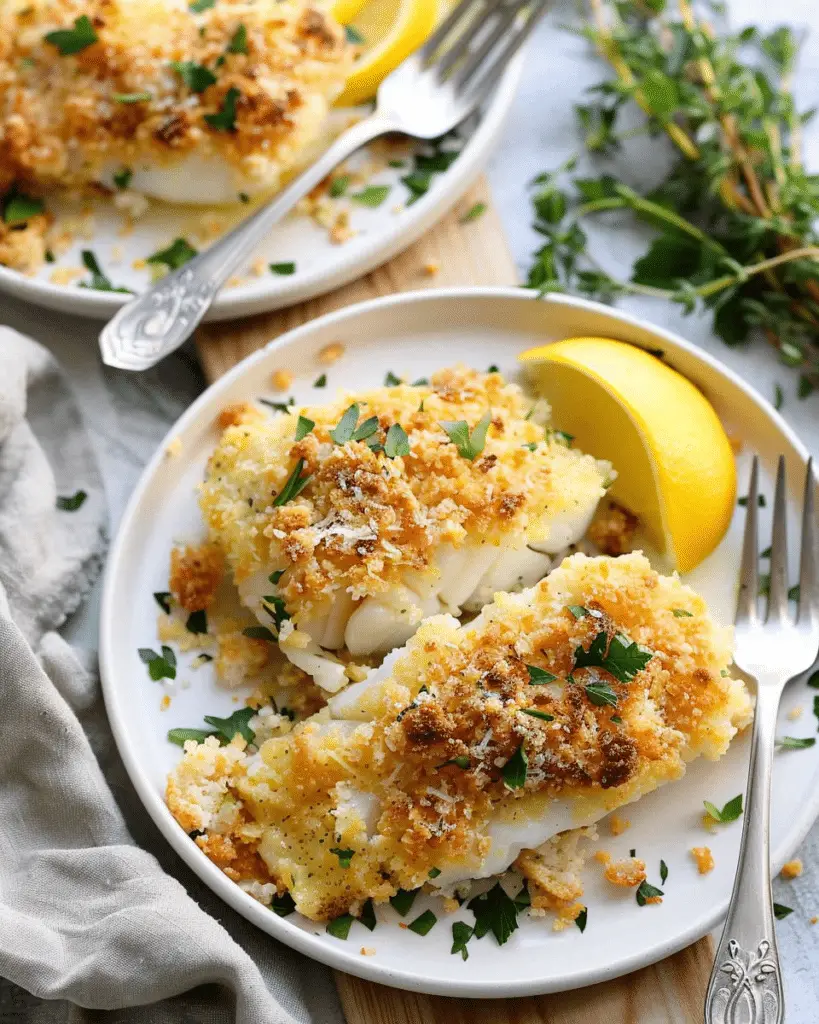Panko Parmesan Baked Cod | Yum Family Recipes