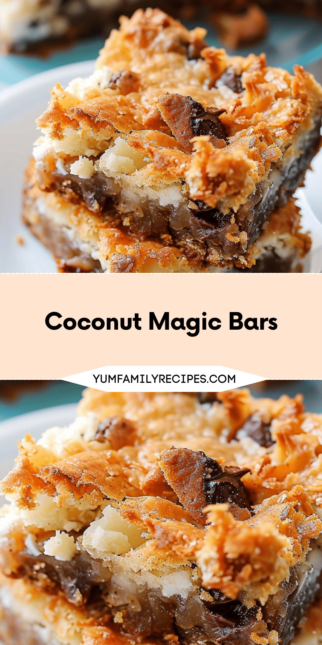 Coconut Magic Bars | Yum Family Recipes