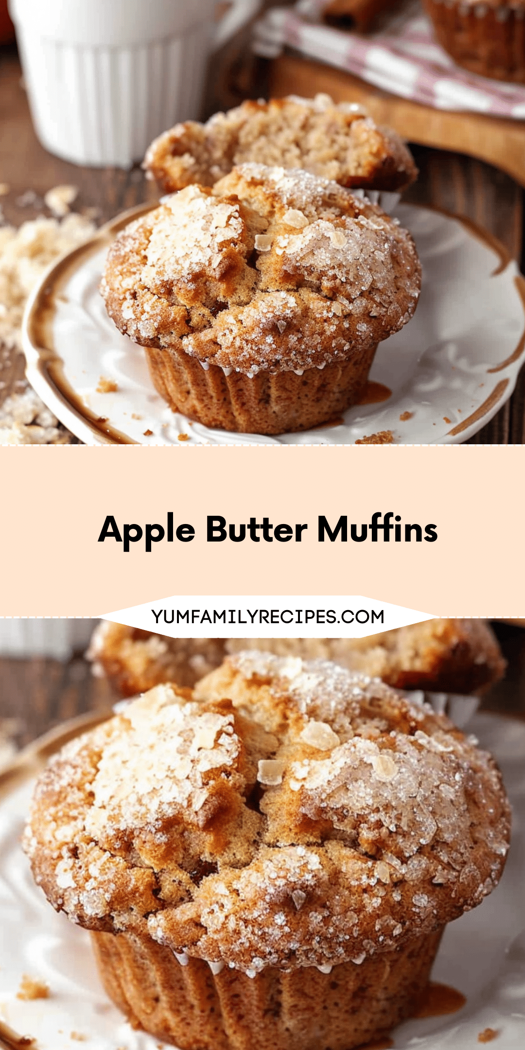 Apple Butter Muffins | Yum Family Recipes