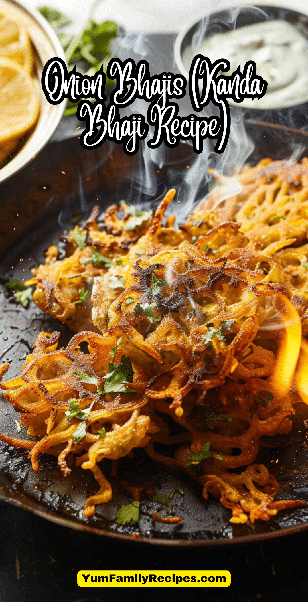 Onion Bhajis (Kanda Bhaji Recipe) | Yum Family Recipes
