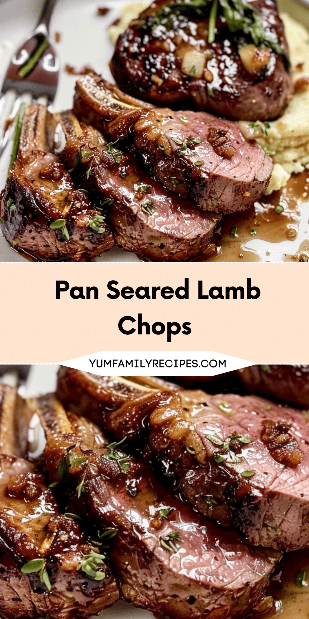 Pan Seared Lamb Chops | Yum Family Recipes
