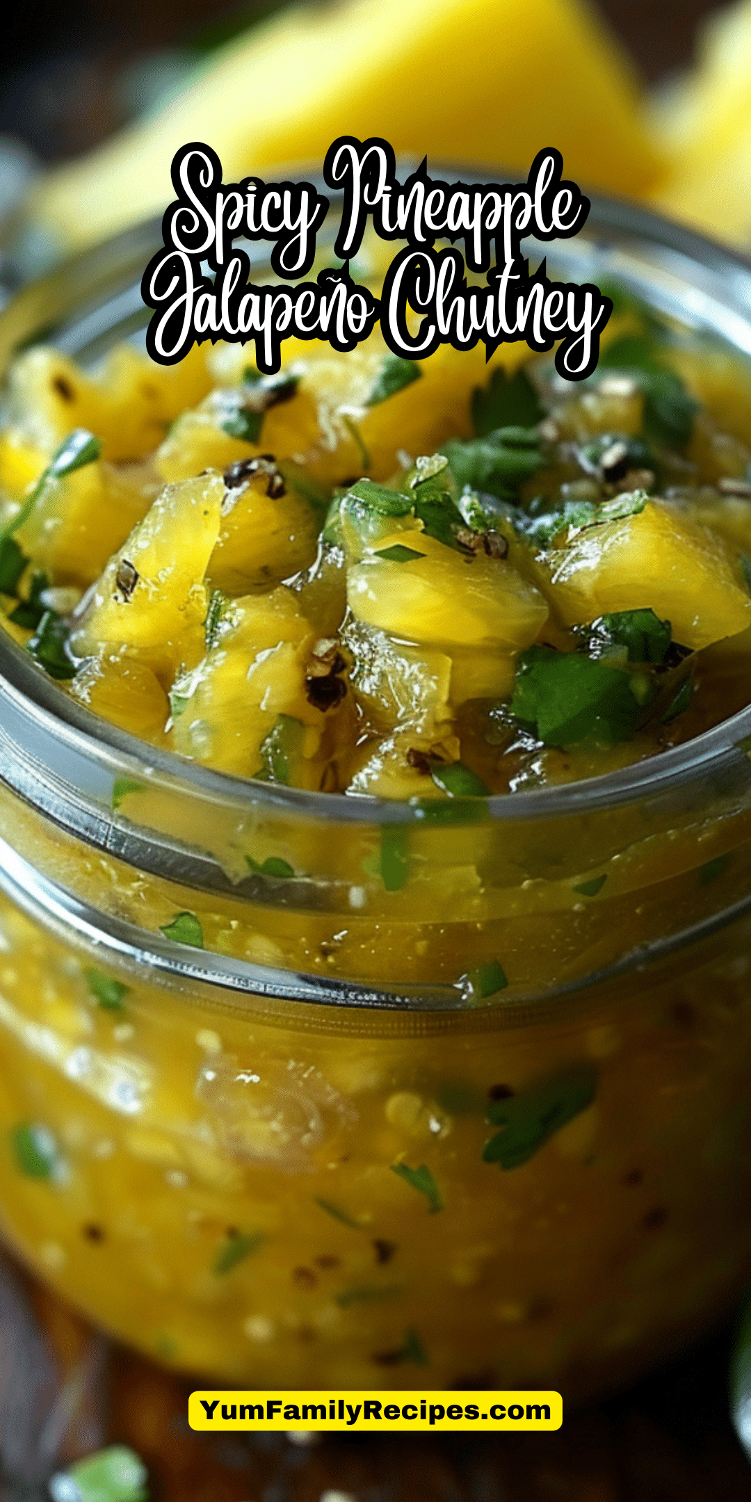 Spicy Pineapple Jalapeño Chutney | Yum Family Recipes