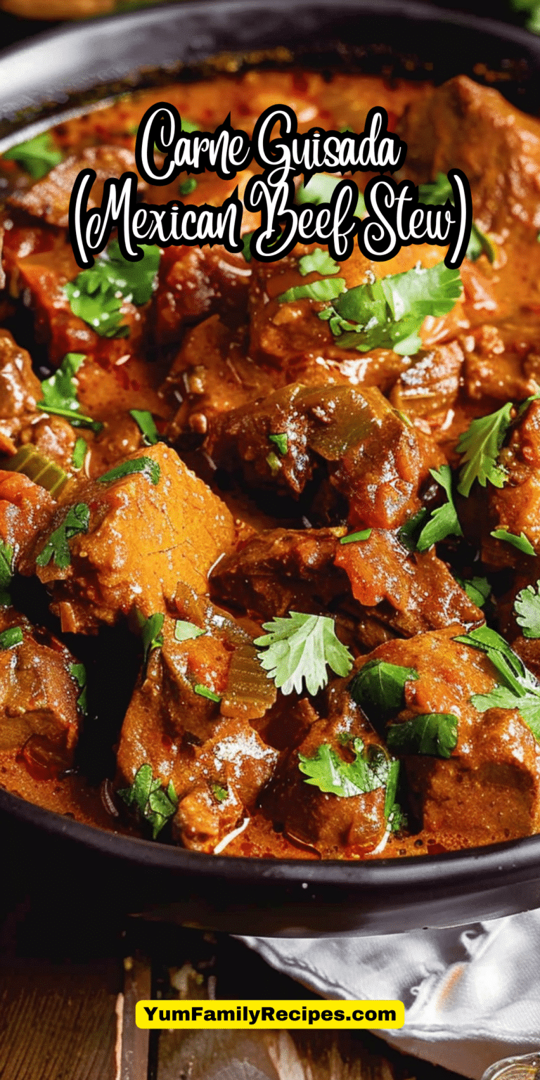 Carne Guisada (Mexican Beef Stew) | Yum Family Recipes