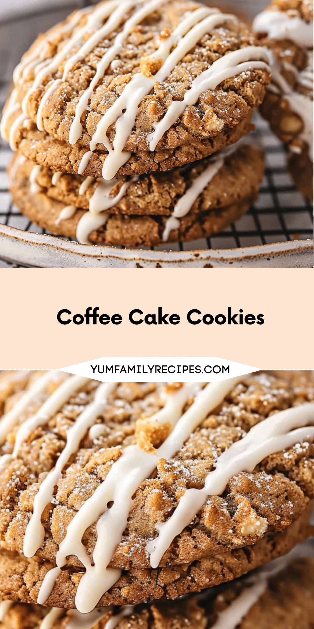 Coffee Cake Cookies | Yum Family Recipes