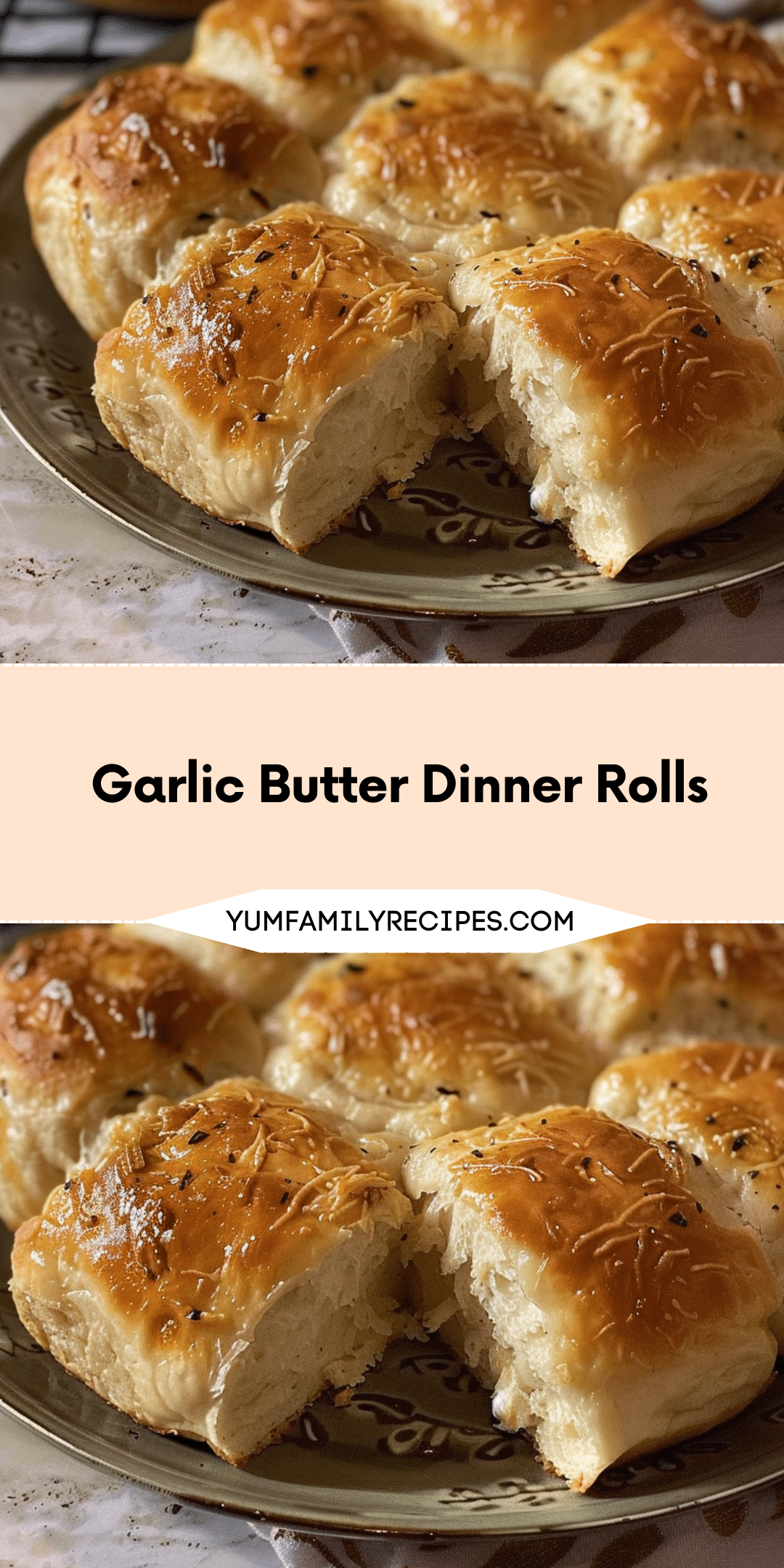 Garlic Butter Dinner Rolls | Yum Family Recipes