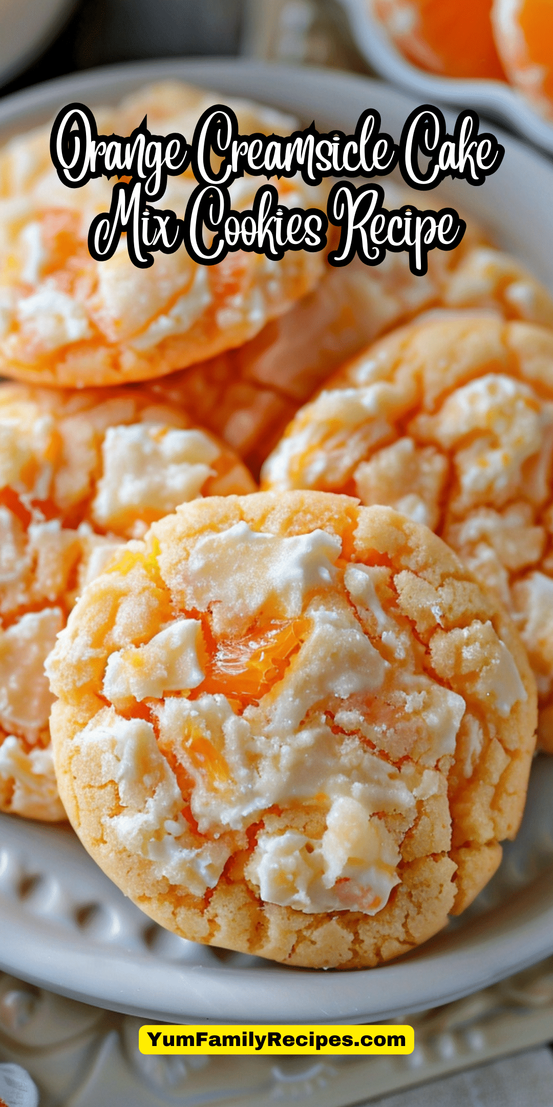 Orange Creamsicle Cake Mix Cookies Recipe | Yum Family Recipes
