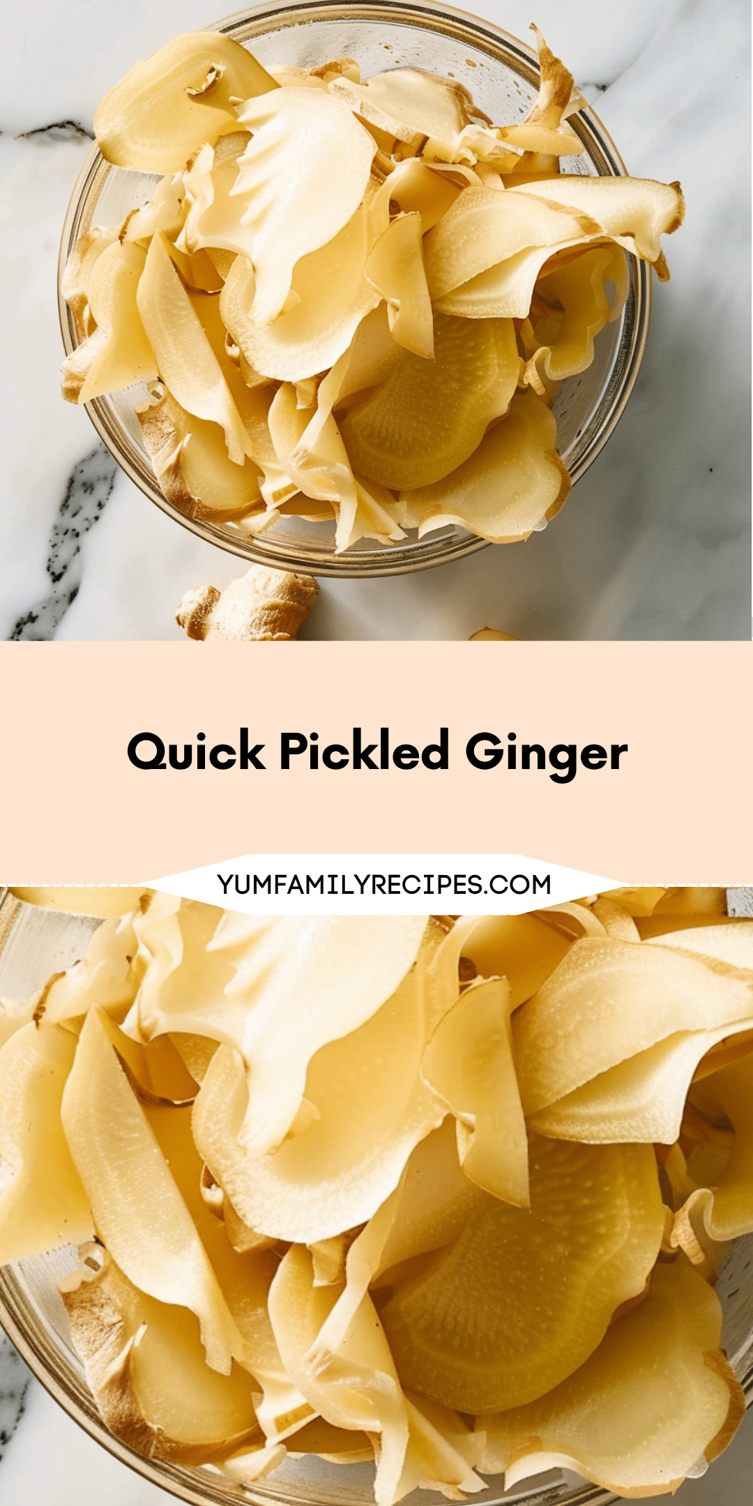Quick Pickled Ginger | Yum Family Recipes
