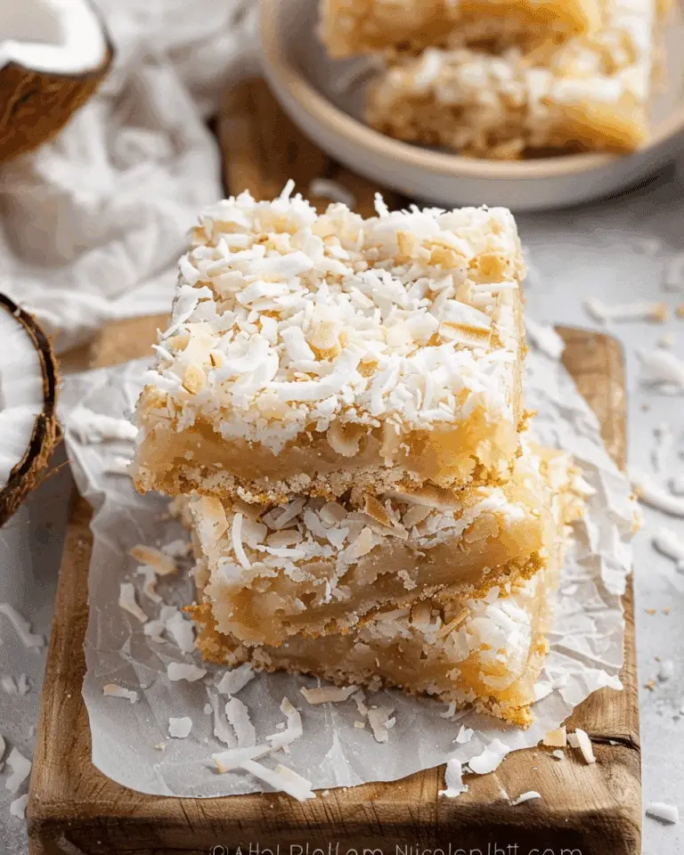 Coconut Bars Recipe | Yum Family Recipes