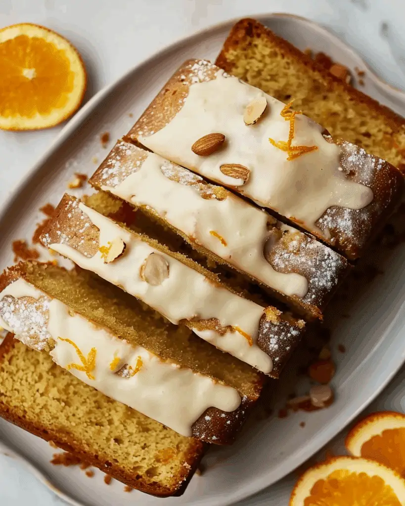 Almond Flour Orange Loaf Cake Recipe | Yum Family Recipes