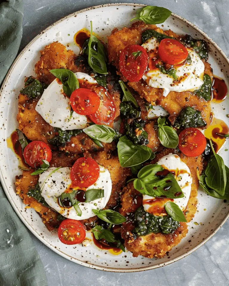 Crispy Chicken Caprese | Yum Family Recipes