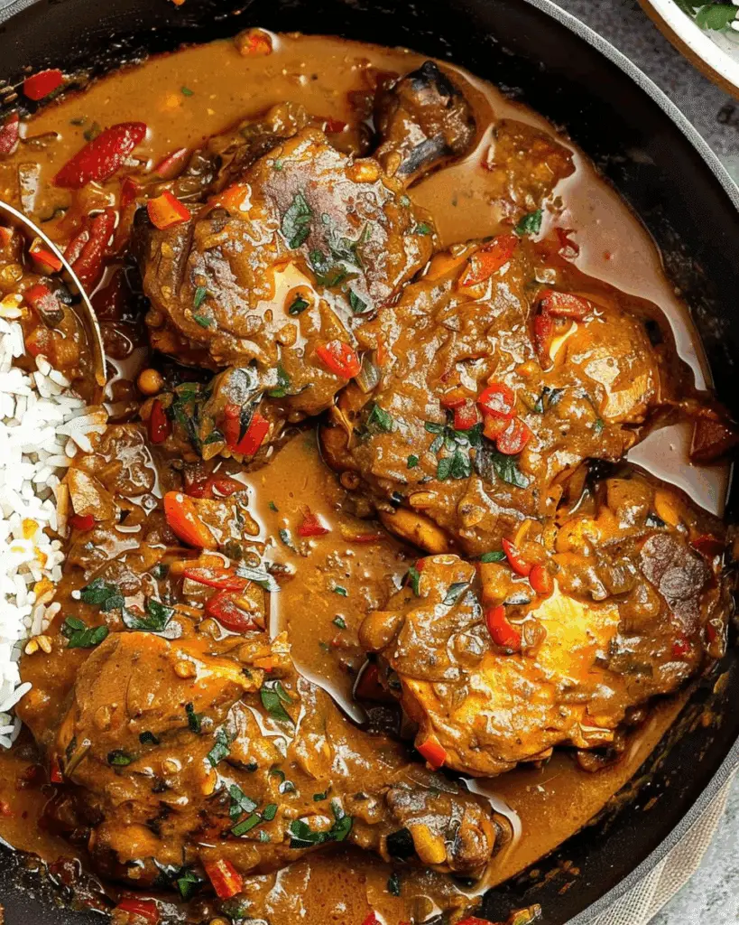 African Chicken Peanut Stew | Yum Family Recipes