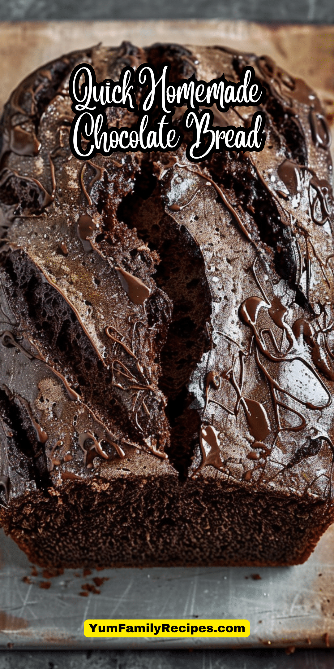 Quick Homemade Chocolate Bread | Yum Family Recipes