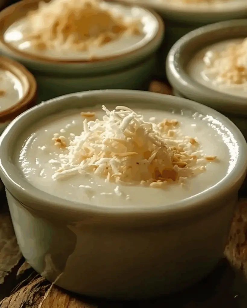 Thai Coconut Custard | Yum Family Recipes