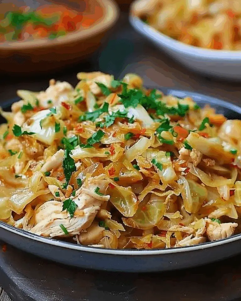 Cabbage Sautéed with Chicken: A Hearty One-Pan Meal | Yum Family Recipes