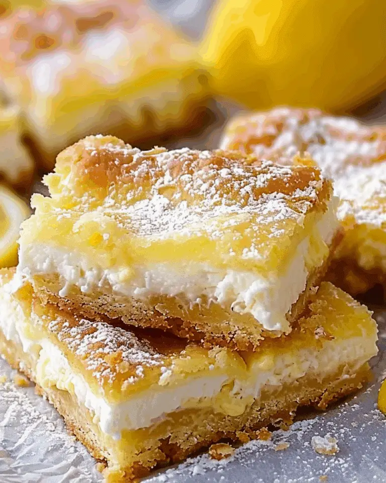 Lemon Cream Cheese Bars | Yum Family Recipes
