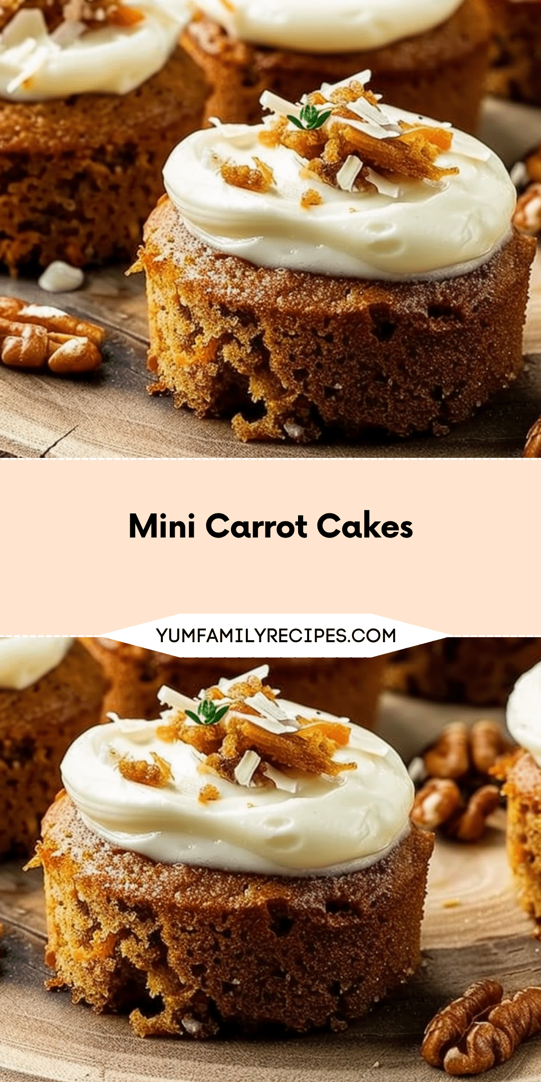 Mini Carrot Cakes | Yum Family Recipes