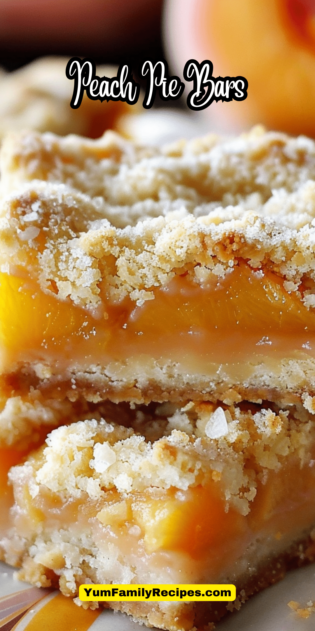 Peach Pie Bars | Yum Family Recipes