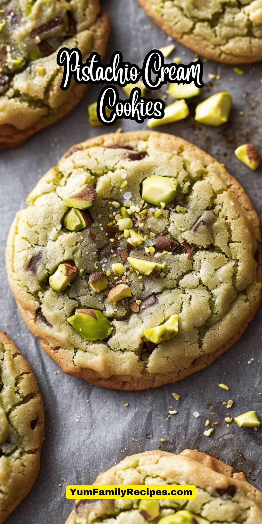 Pistachio Cream Cookies | Yum Family Recipes