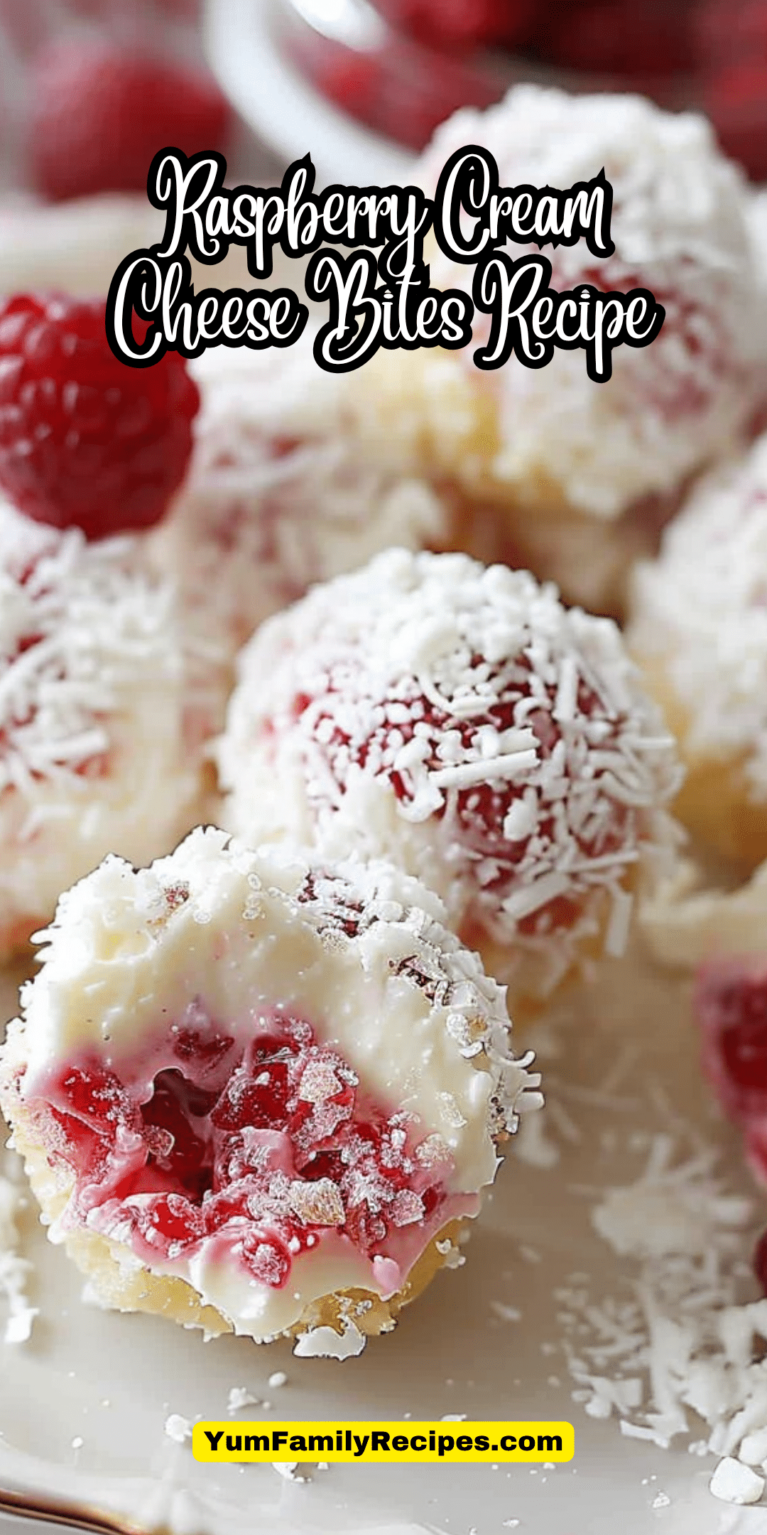 Raspberry Cream Cheese Bites Recipe | Yum Family Recipes