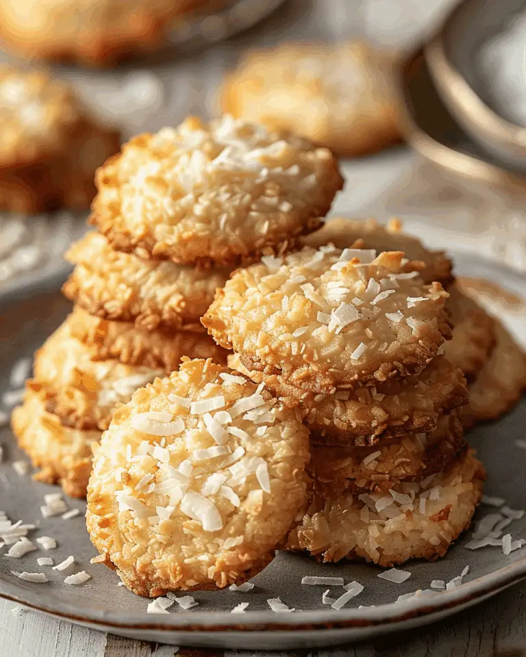 Chewy Coconut Cookies Recipe | Yum Family Recipes
