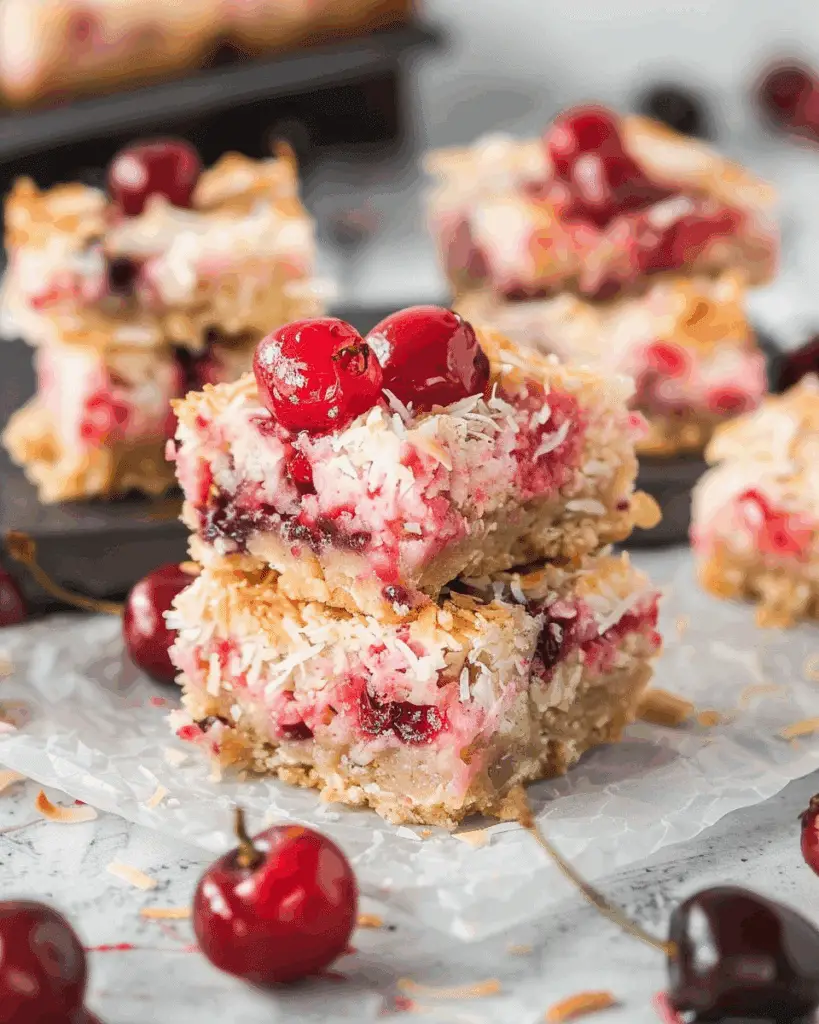 Cherry Coconut Magic Bars Recipe | Yum Family Recipes