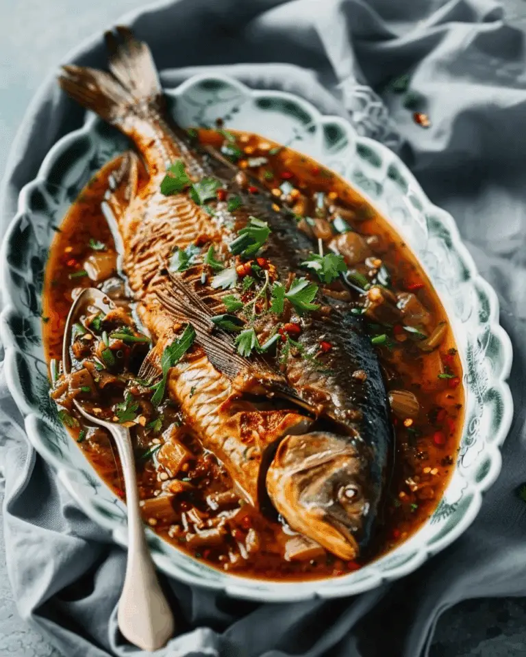 Braised Fish Recipe | Yum Family Recipes