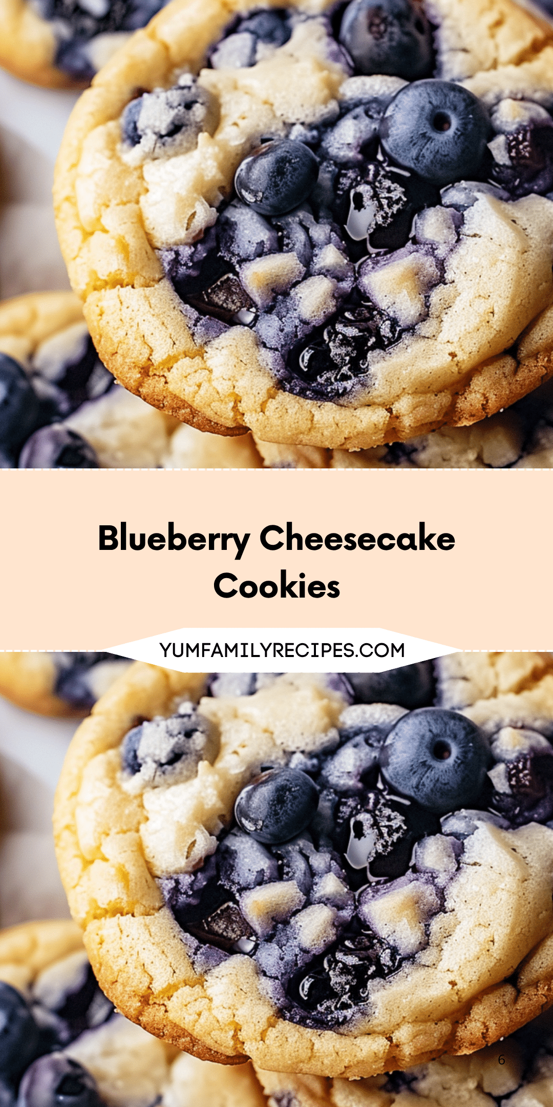 BLUEBERRY CHEESECAKE COOKIES | Yum Family Recipes