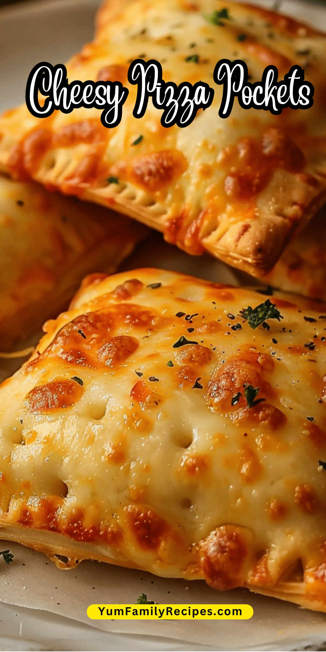 Cheesy Pizza Pockets | Yum Family Recipes
