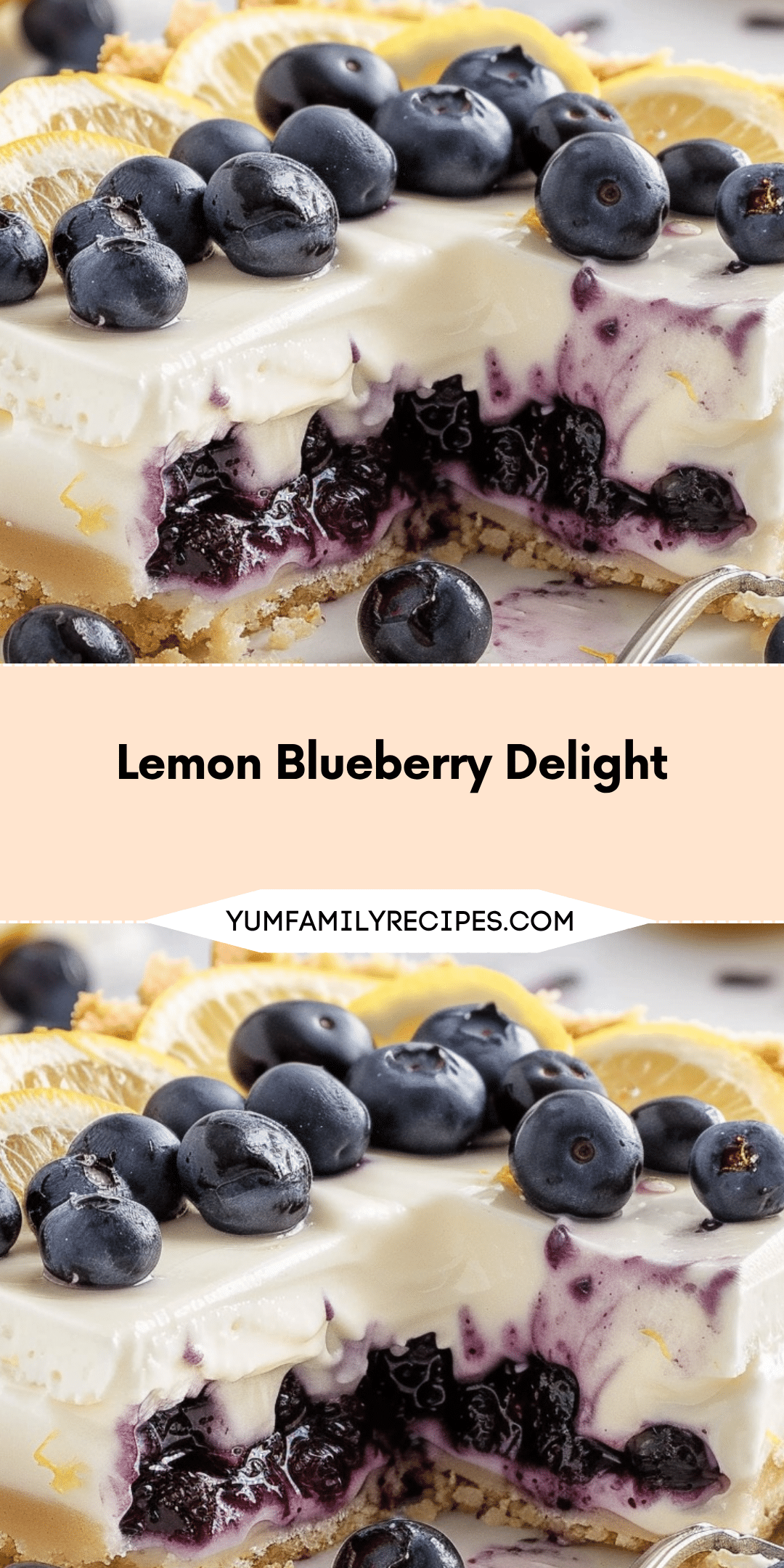 Lemon Blueberry Delight Yum Family Recipes Lemon Blueberry Delight Yum Family Recipes