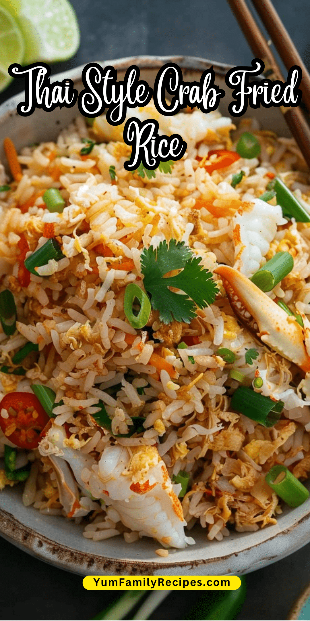 Thai Style Crab Fried Rice | Yum Family Recipes