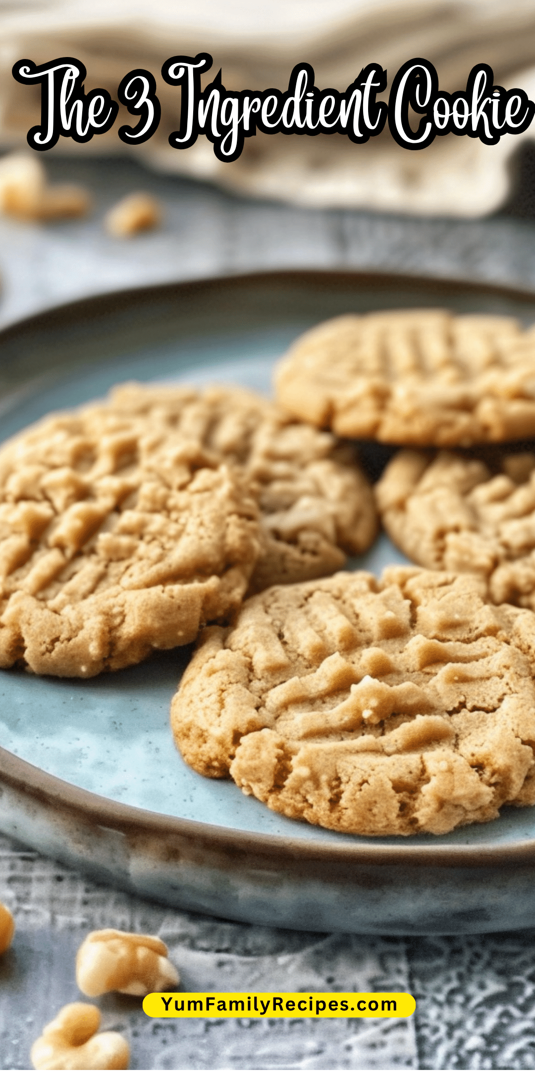 The 3 Ingredient Cookie | Yum Family Recipes
