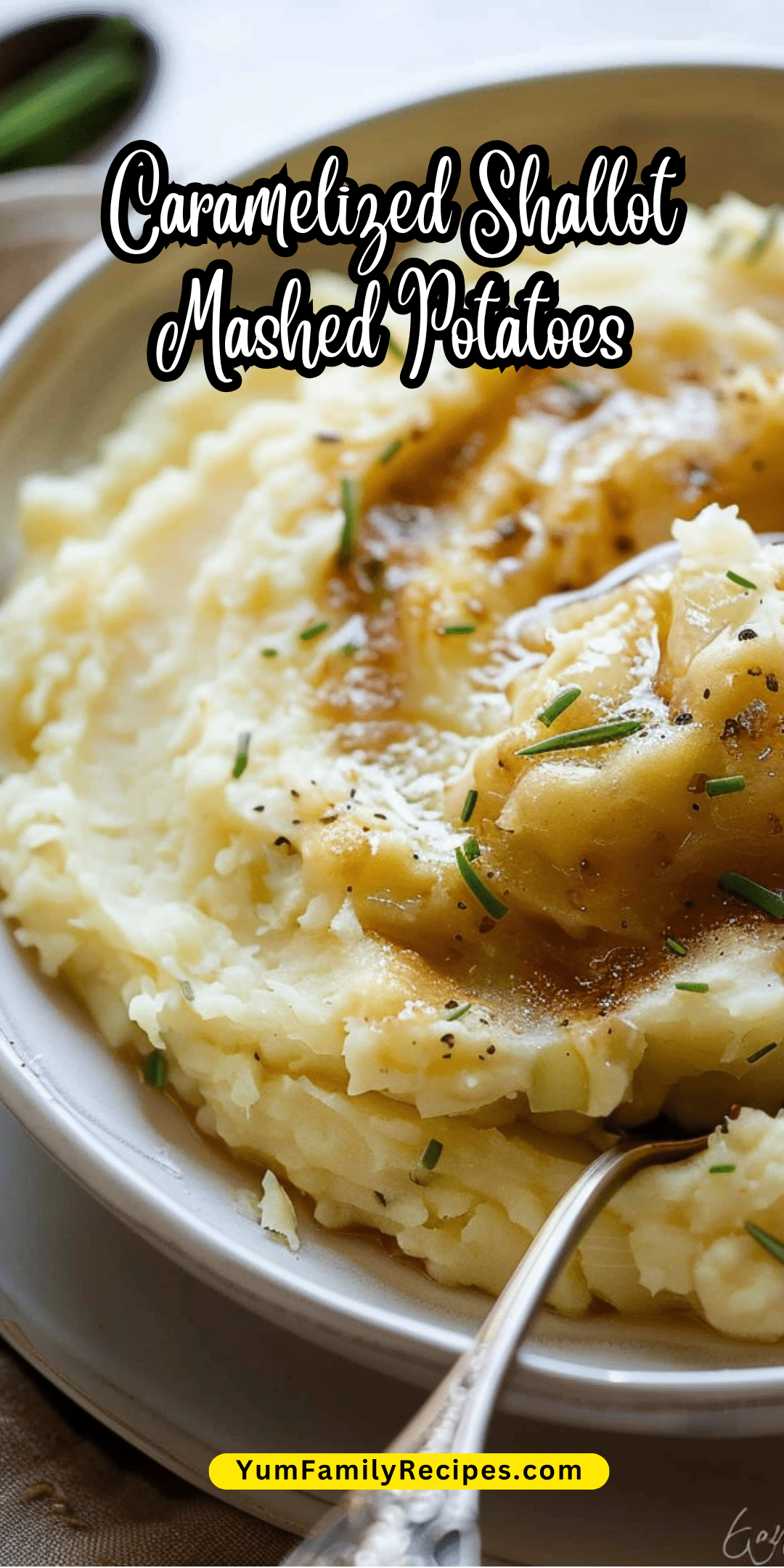 Caramelized Shallot Mashed Potatoes | Yum Family Recipes