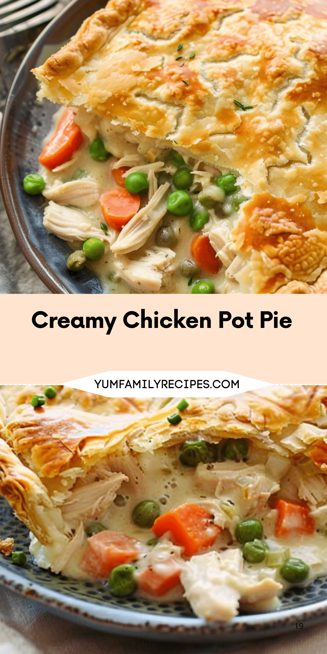 Creamy Chicken Pot Pie | Yum Family Recipes