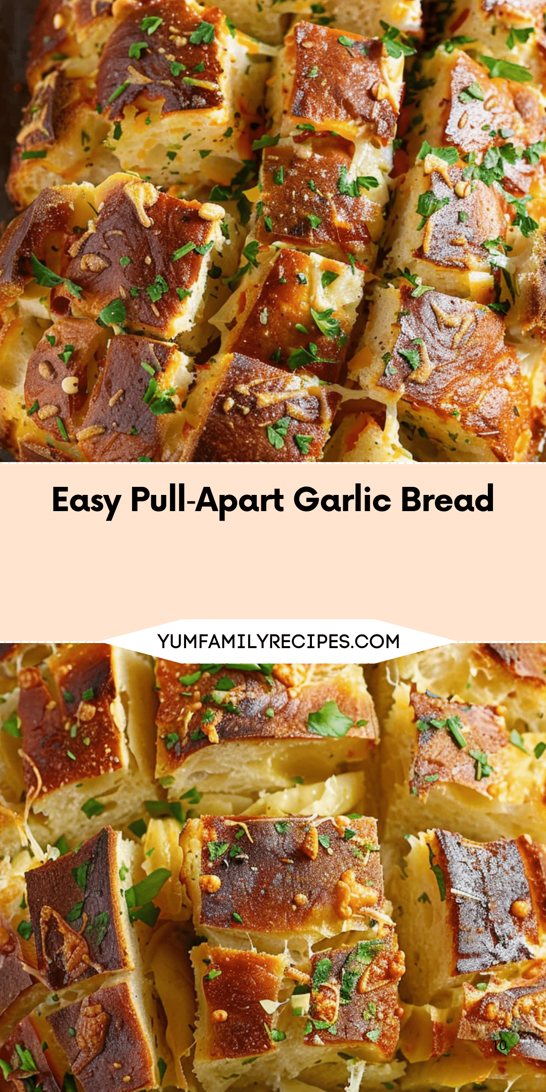 Easy Pull‑Apart Garlic Bread | Yum Family Recipes