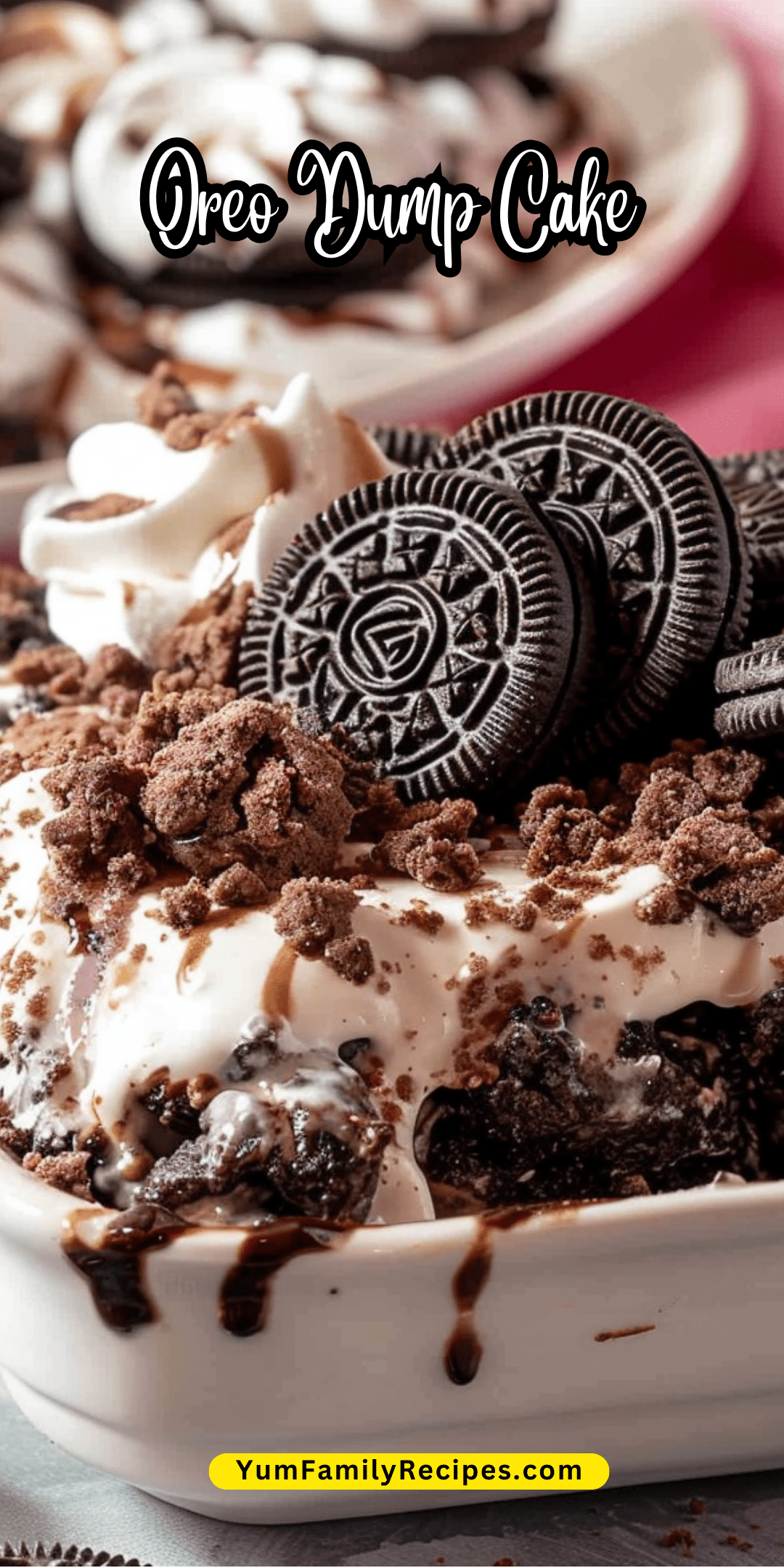Oreo Dump Cake | Yum Family Recipes