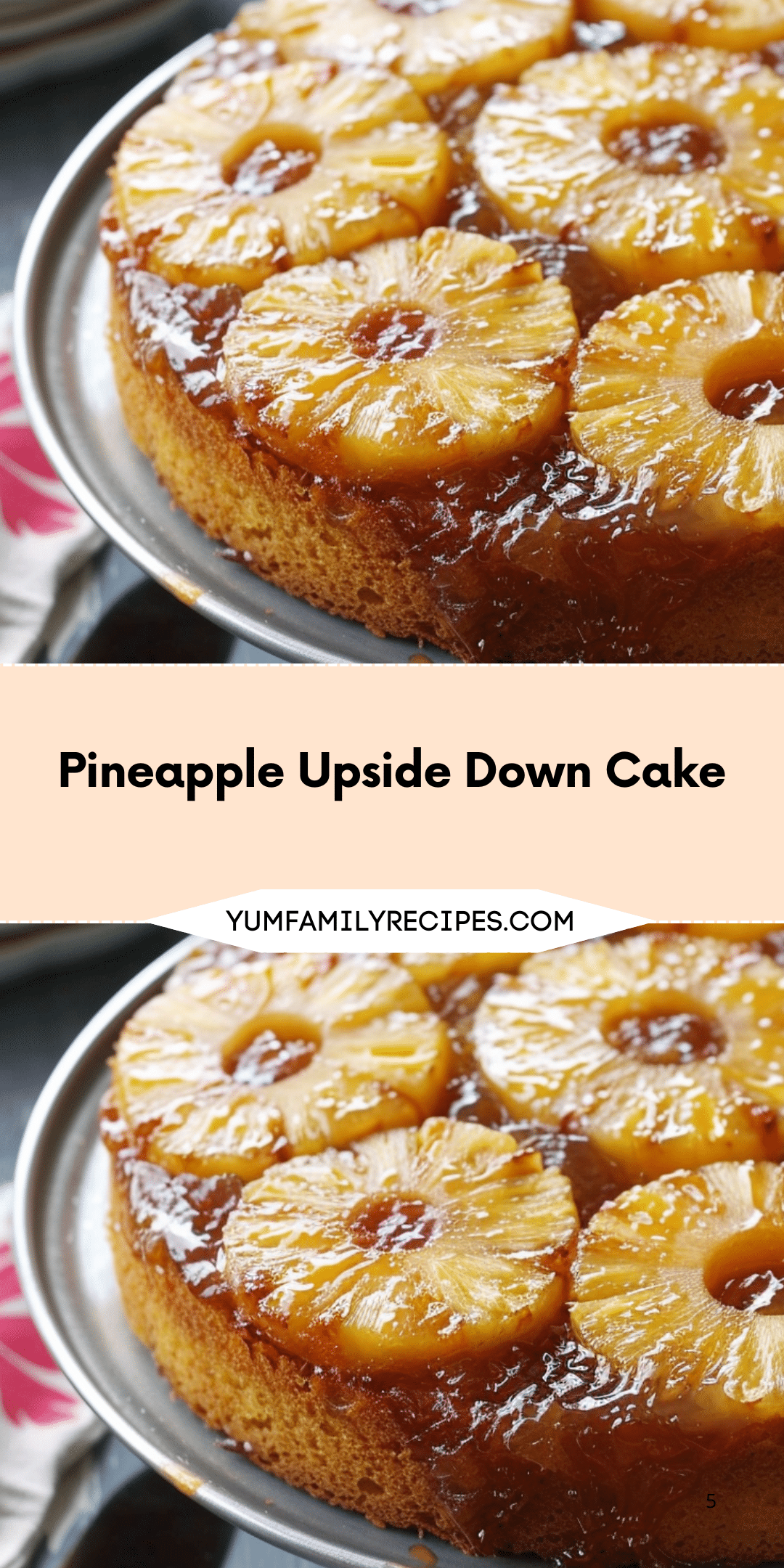 Pineapple Upside Down Cake | Yum Family Recipes