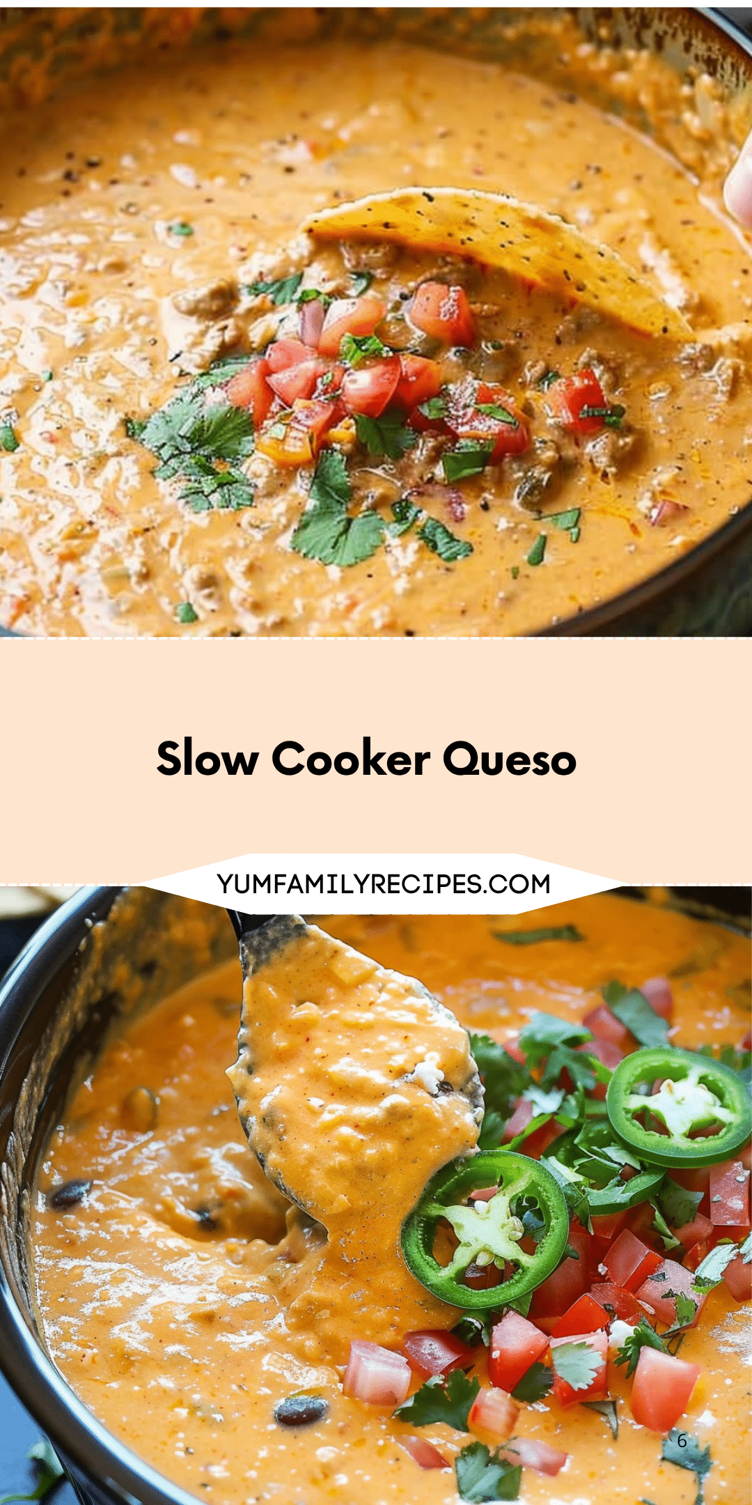 Slow Cooker Queso | Yum Family Recipes