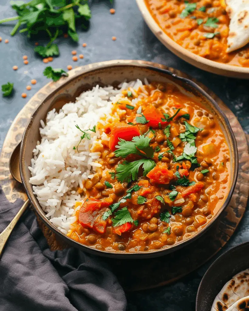 Creamy Coconut Lentil Curry | Yum Family Recipes