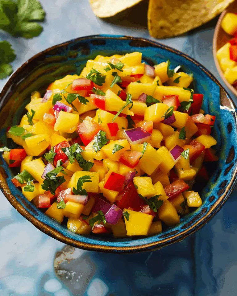 Fresh Mango Salsa | Yum Family Recipes