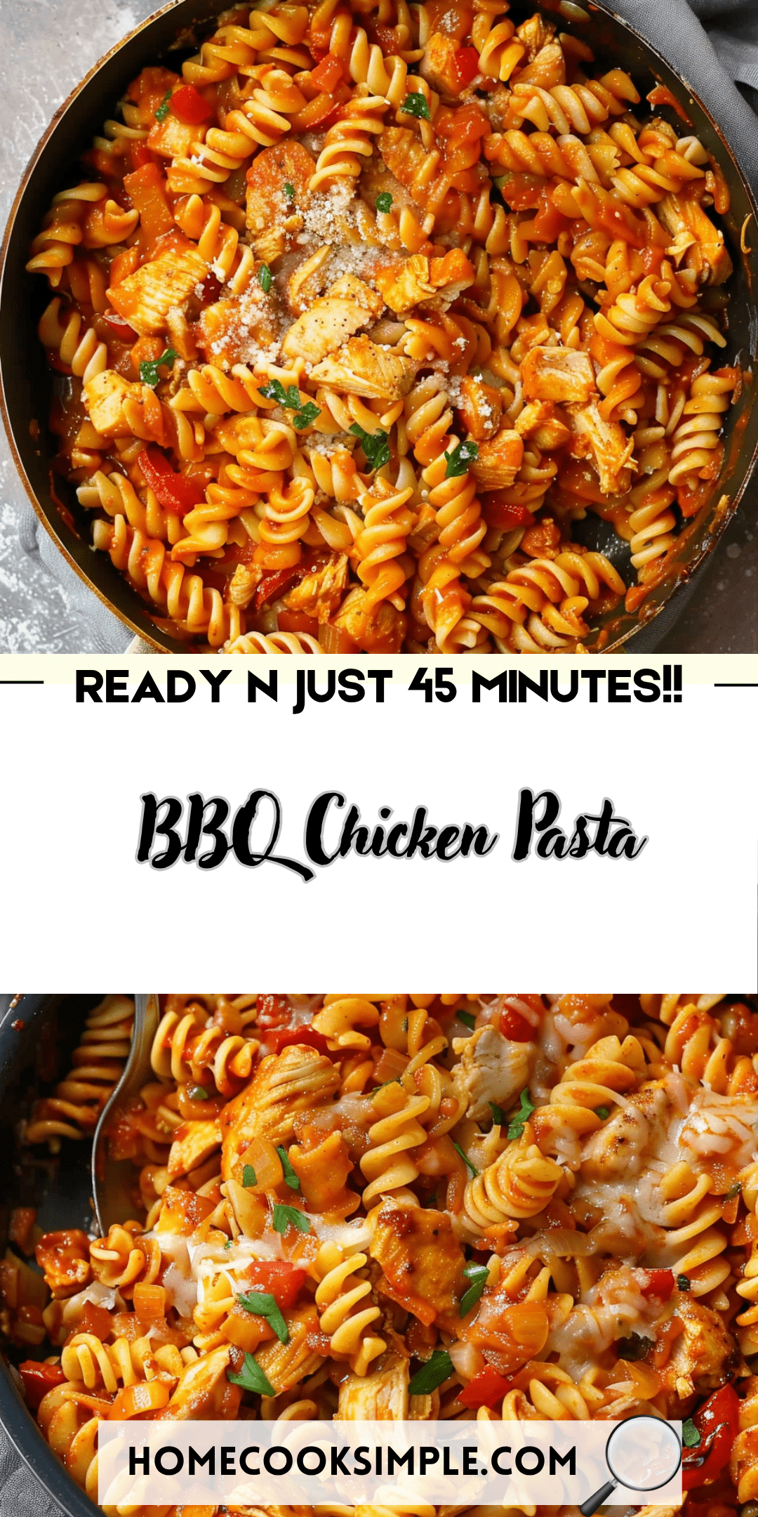 BBQ Chicken Pasta | Yum Family Recipes