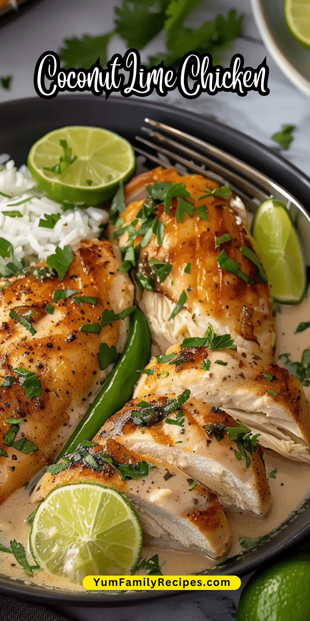 Coconut Lime Chicken | Yum Family Recipes