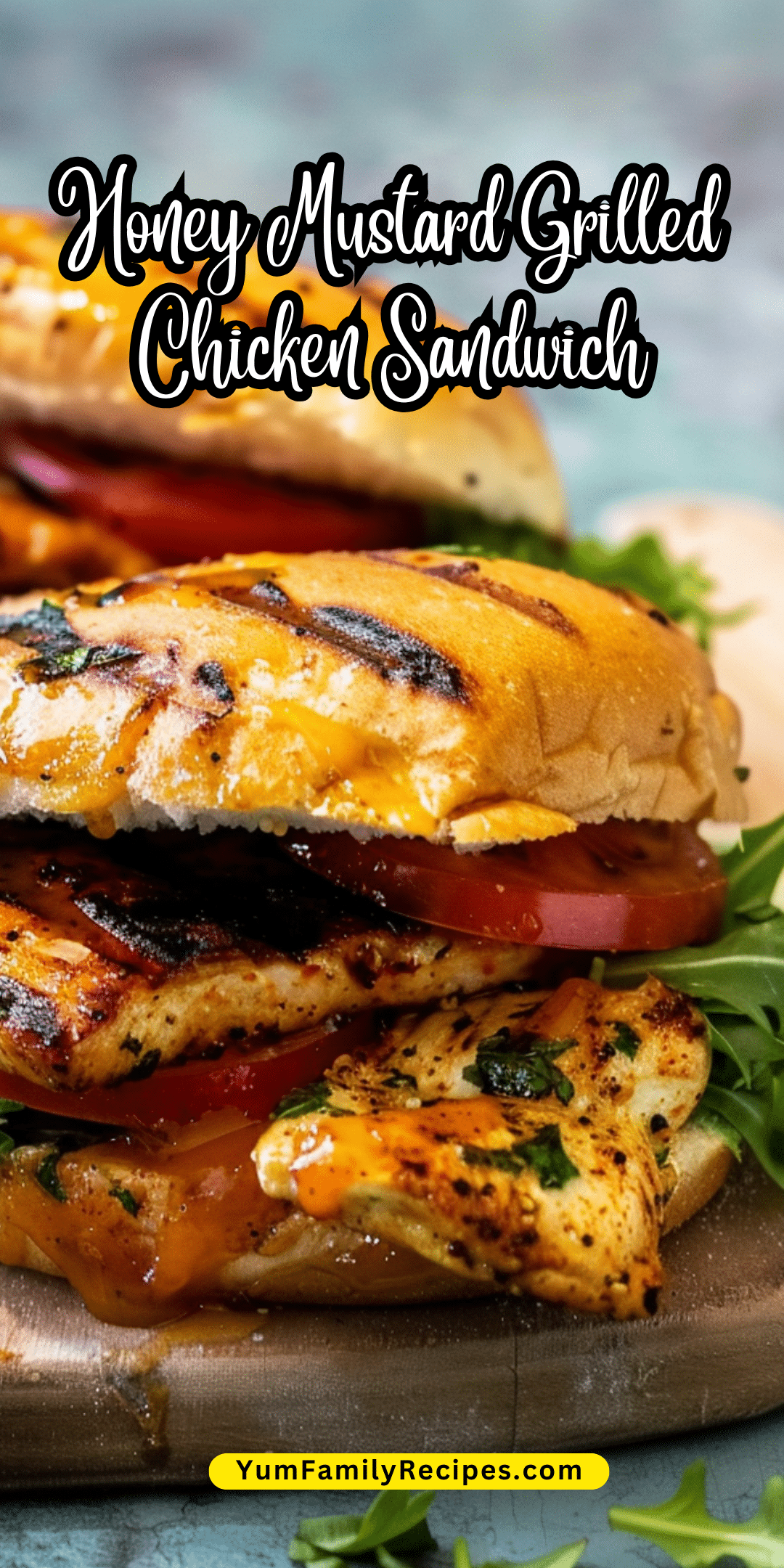 Honey Mustard Grilled Chicken Sandwich | Yum Family Recipes