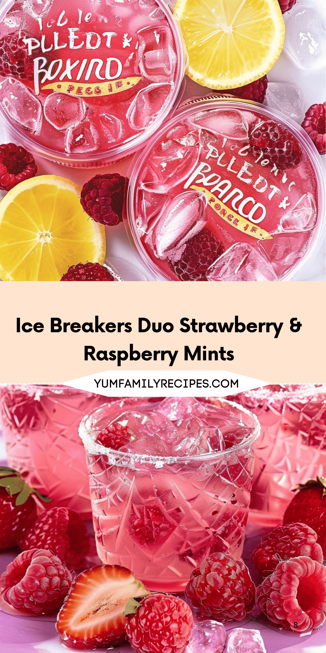 Ice Breakers Duo Strawberry & Raspberry Mints | Yum Family Recipes
