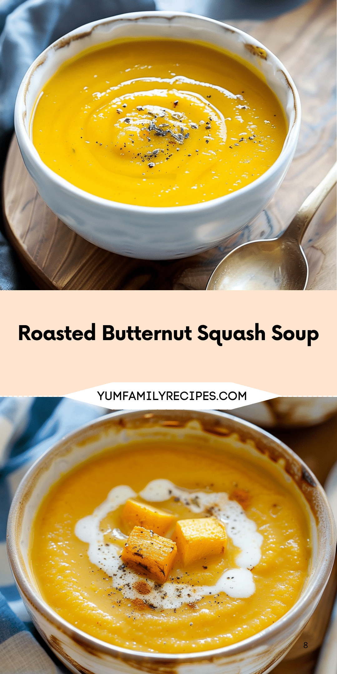 Roasted Butternut Squash Soup | Yum Family Recipes
