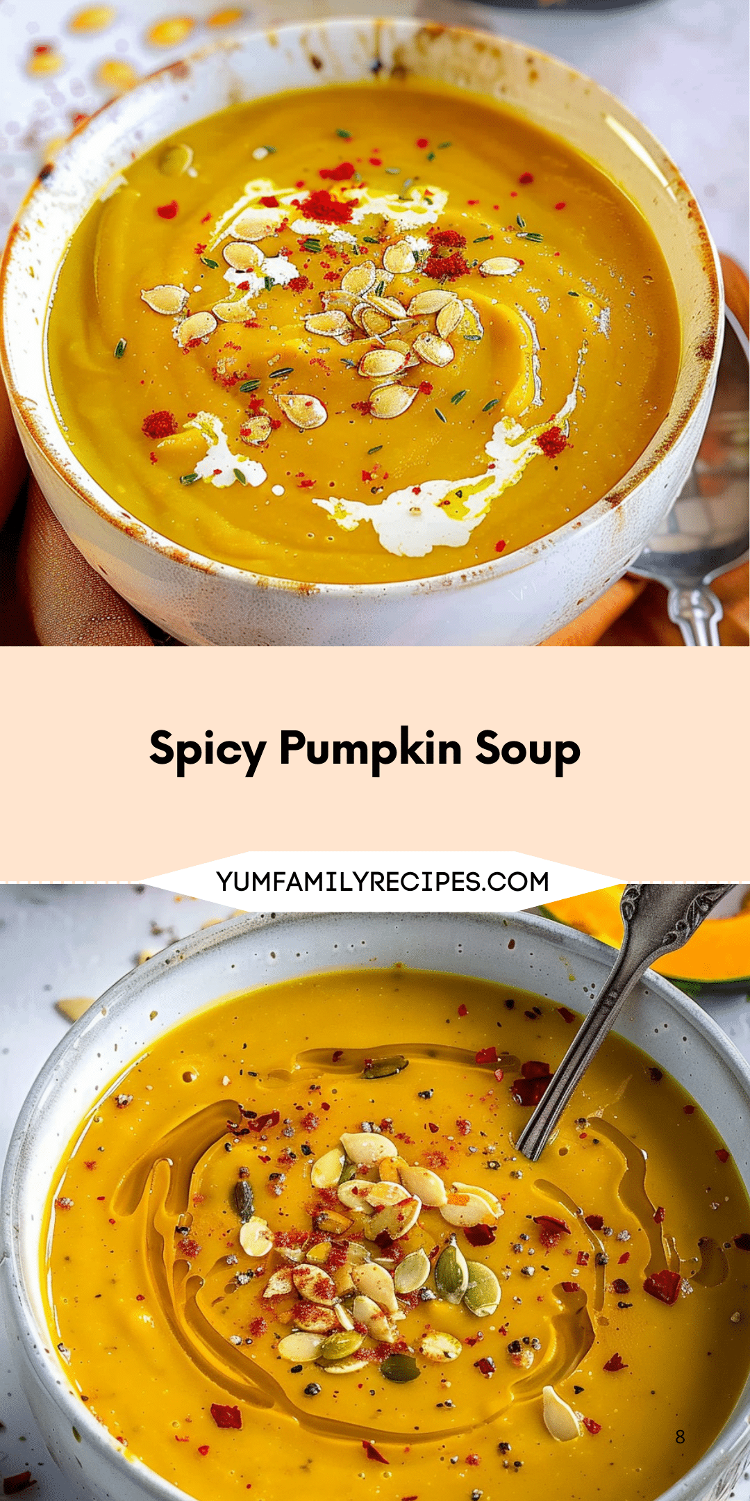 Spicy Pumpkin Soup | Yum Family Recipes