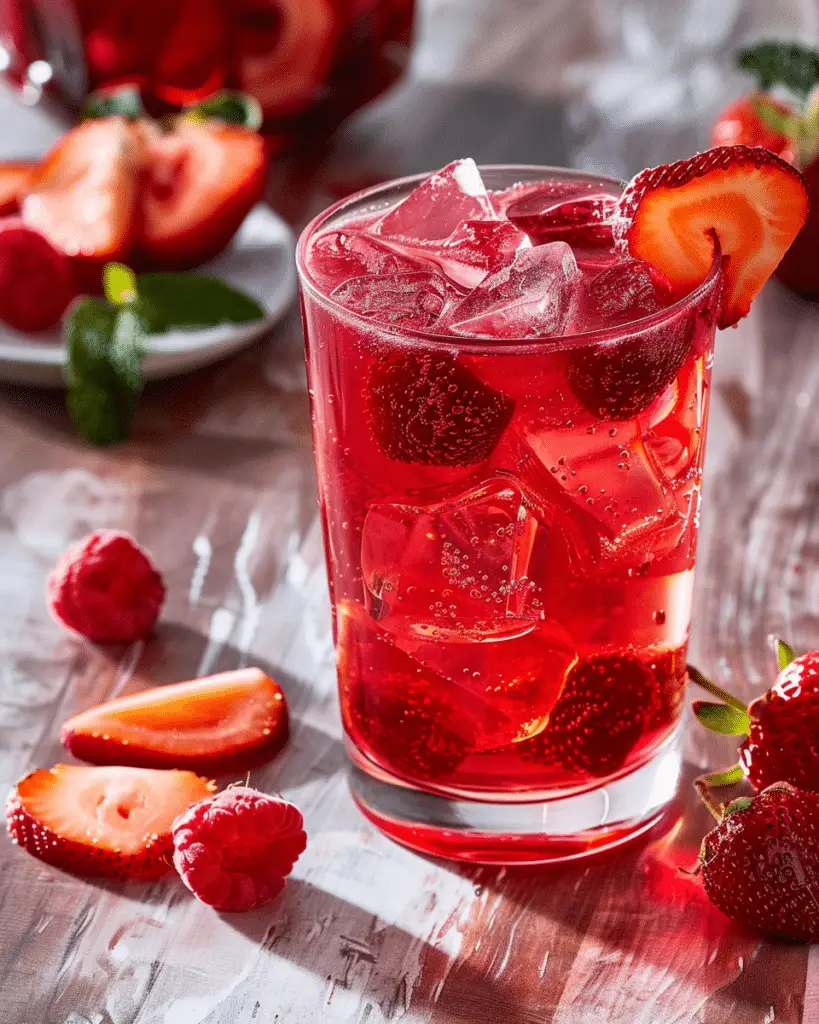 Sparkling Berry Mocktail | Yum Family Recipes