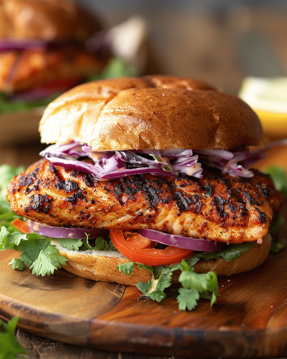 Blackened Mahi Mahi Fish Sandwich | Yum Family Recipes