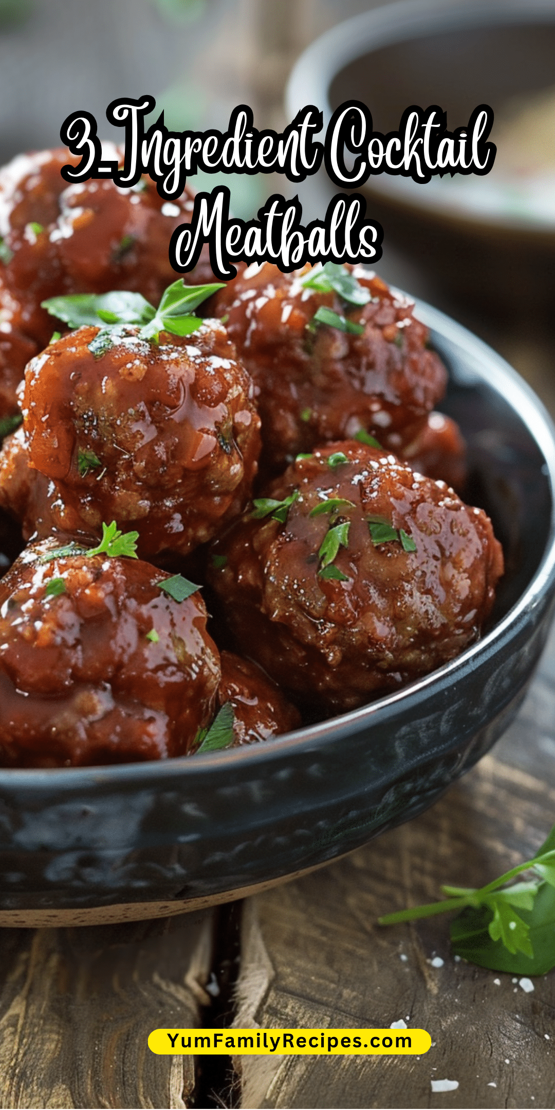 3‑Ingredient Cocktail Meatballs | Yum Family Recipes
